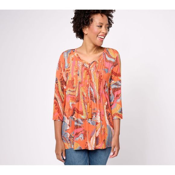 Belle by Kim Gravel | Tops | Belle By Kim Gravel Womens Top Sz Xl ...